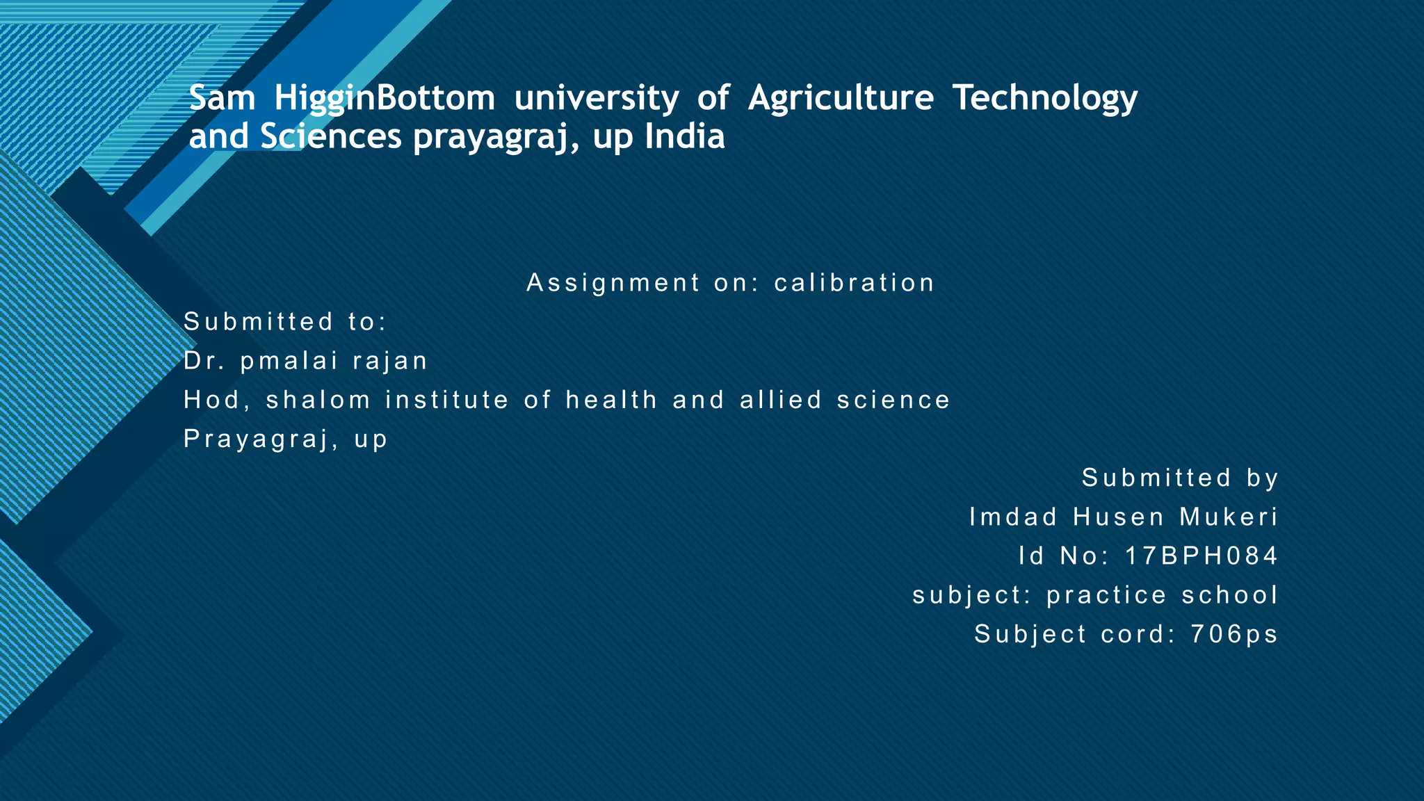 Calibration of Analytical instrument | PPT