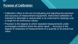 Calibration of Analytical instrument | PPTX