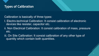 Calibration of Analytical instrument | PPTX