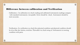 Calibration. Measuring & Monitoring Resourcespptx | PPTX
