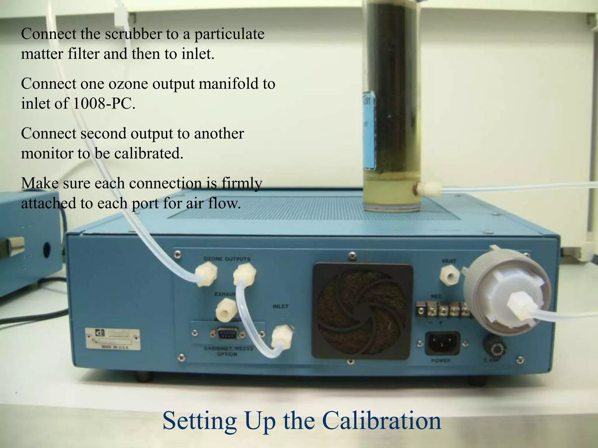Calibration dasibi-ozone | PPT | Chemistry | Science