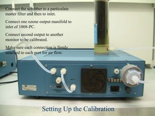 Calibration dasibi-ozone | PPT | Chemistry | Science