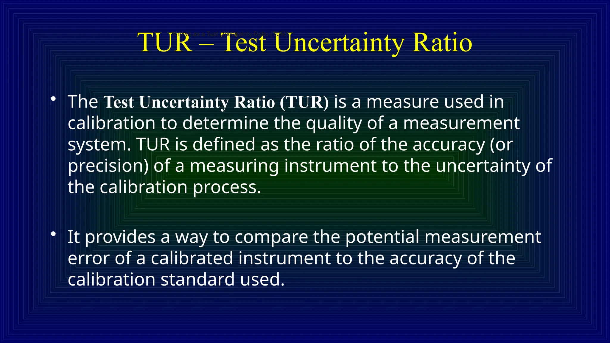 Calibration 101 refresher training for all levels | PPTX