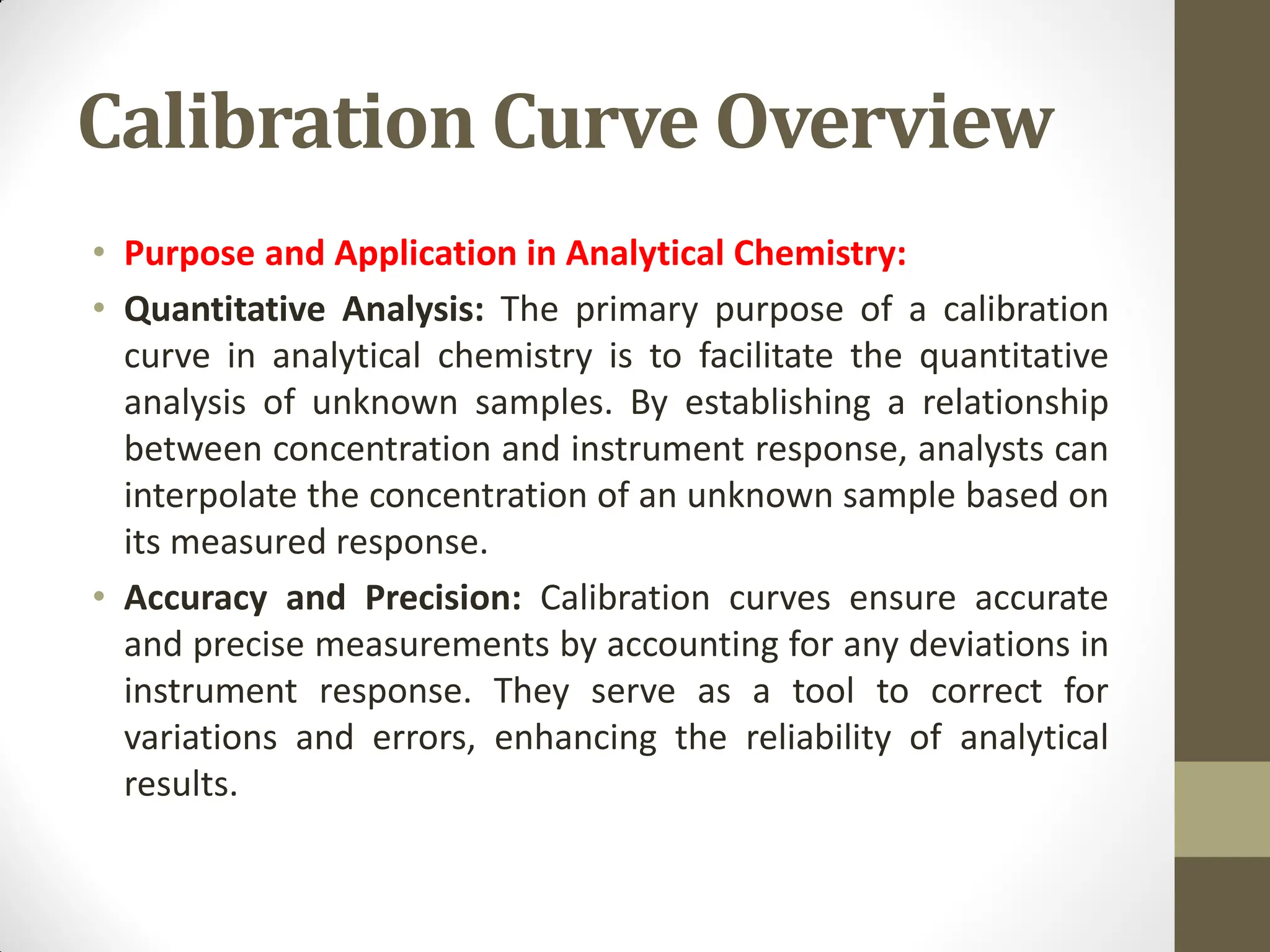 Calibration And Calibration Curve Lecture Notes Pdf Chemistry