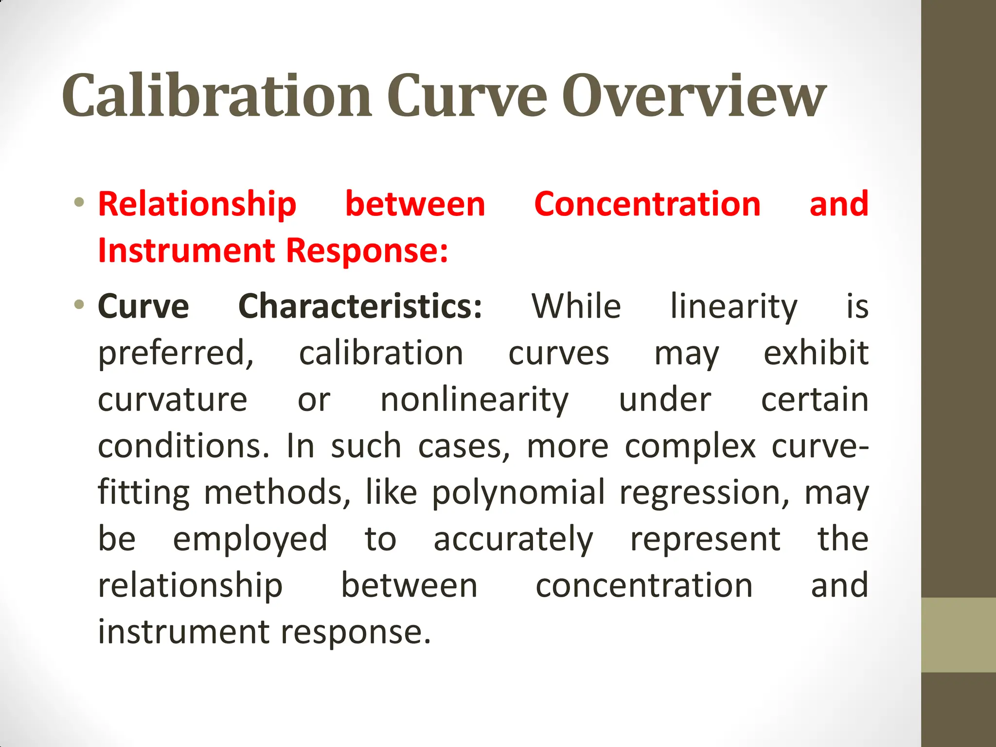 Calibration And Calibration Curve Lecture Notes Pdf Chemistry