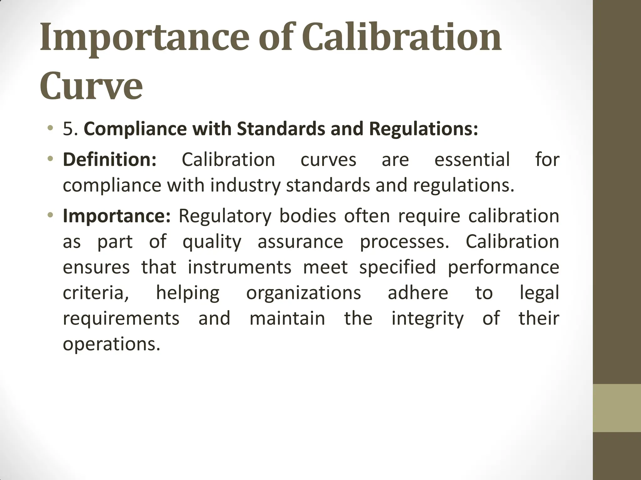 Calibration and Calibration Curve. lecture notes | PDF