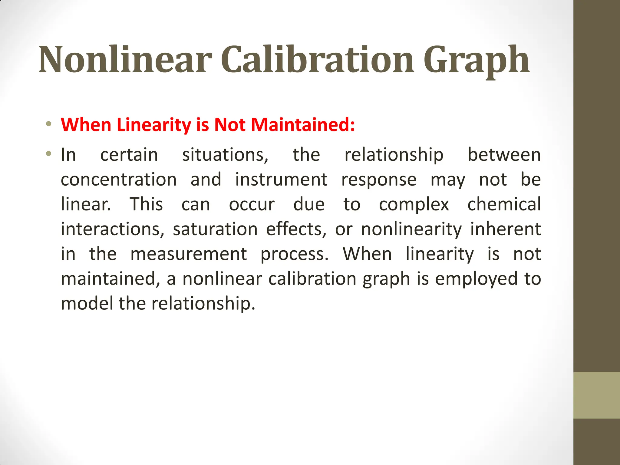 Calibration and Calibration Curve. lecture notes | PDF