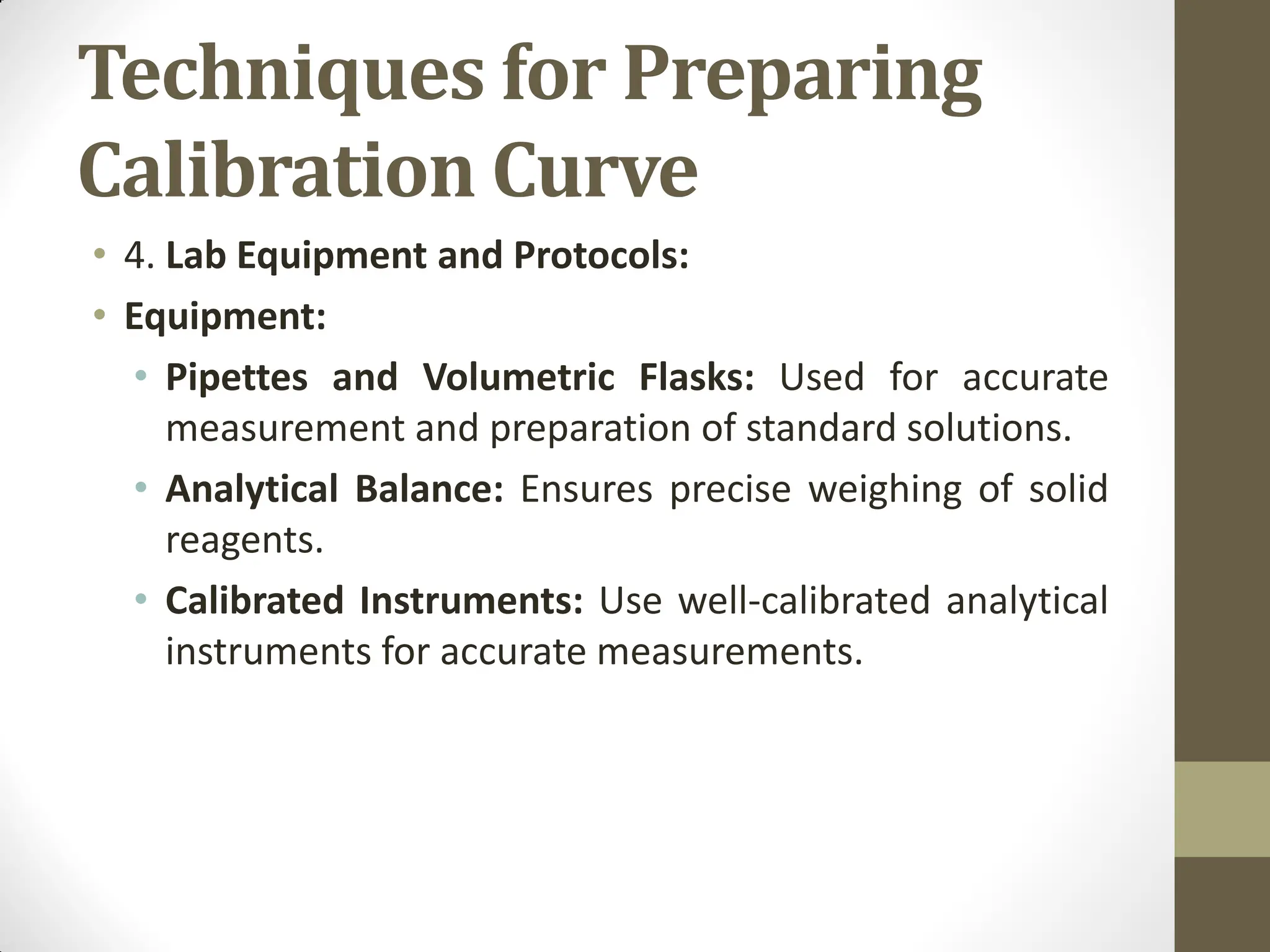 Calibration and Calibration Curve. lecture notes | PDF | Chemistry ...