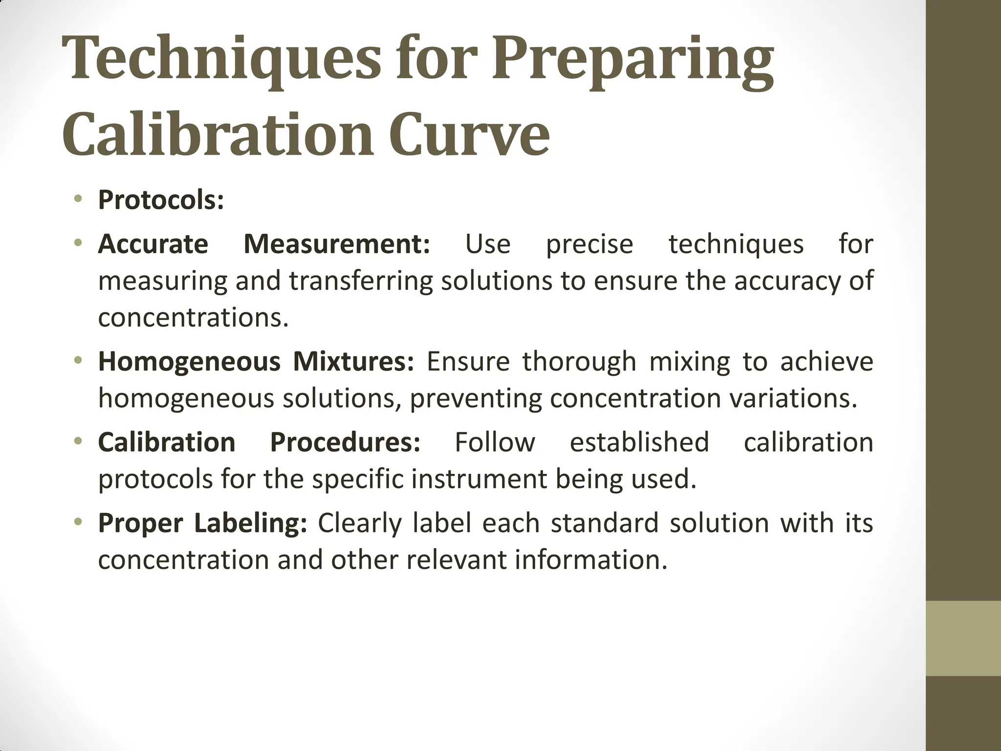 Calibration and Calibration Curve. lecture notes | PDF