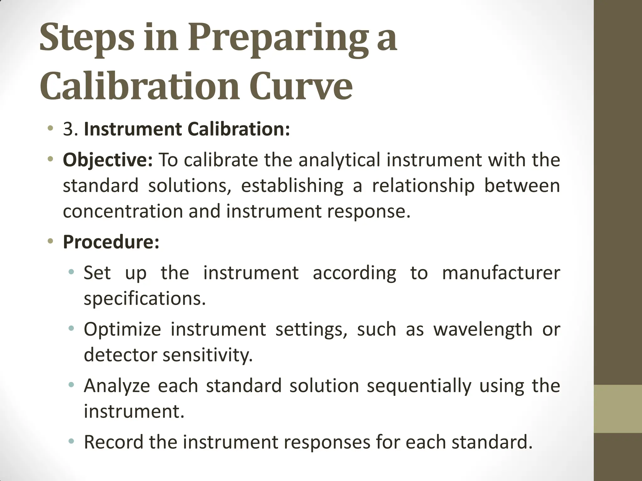 Calibration and Calibration Curve. lecture notes | PDF | Chemistry ...