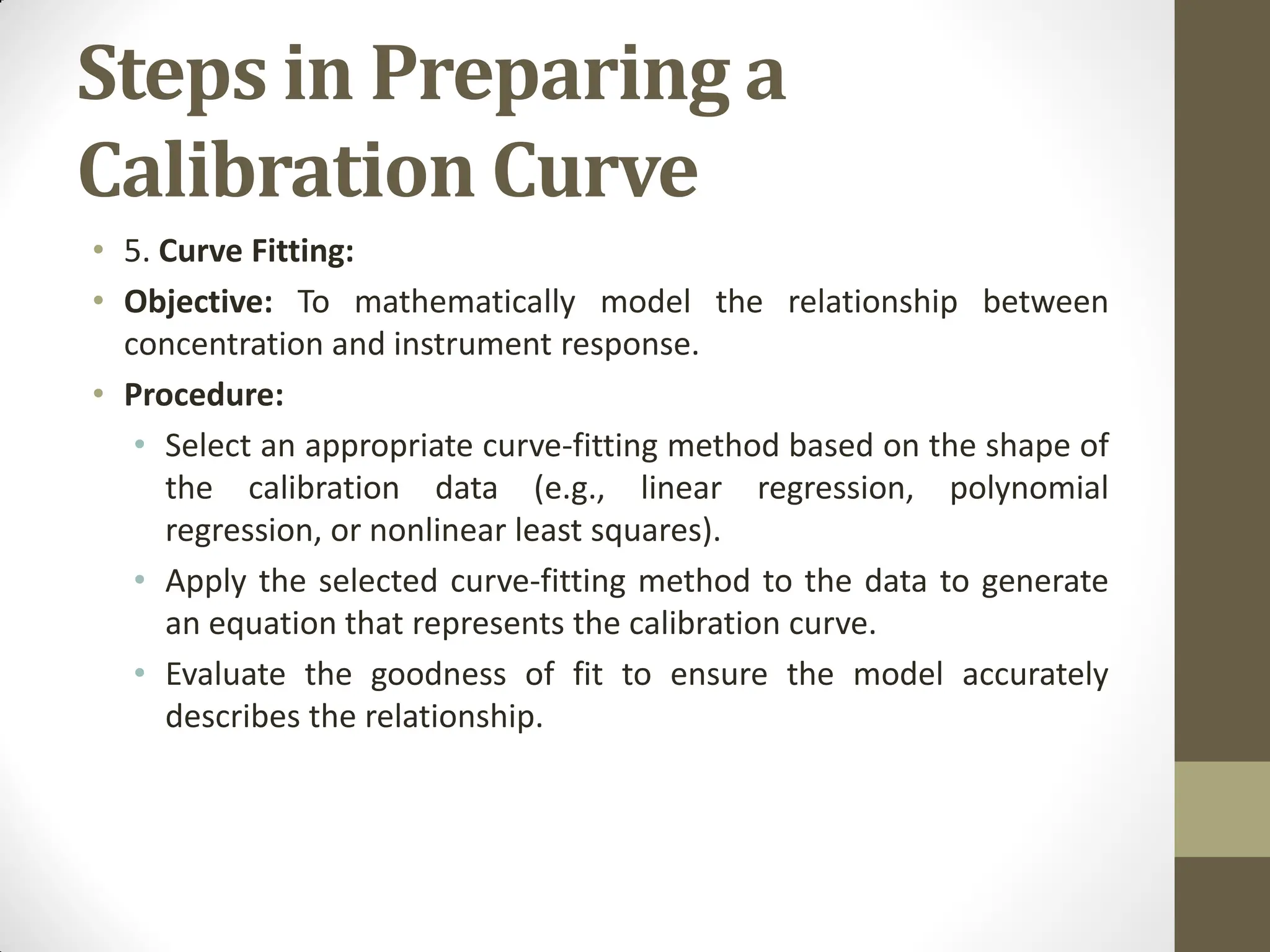 Calibration And Calibration Curve Lecture Notes Pdf Chemistry