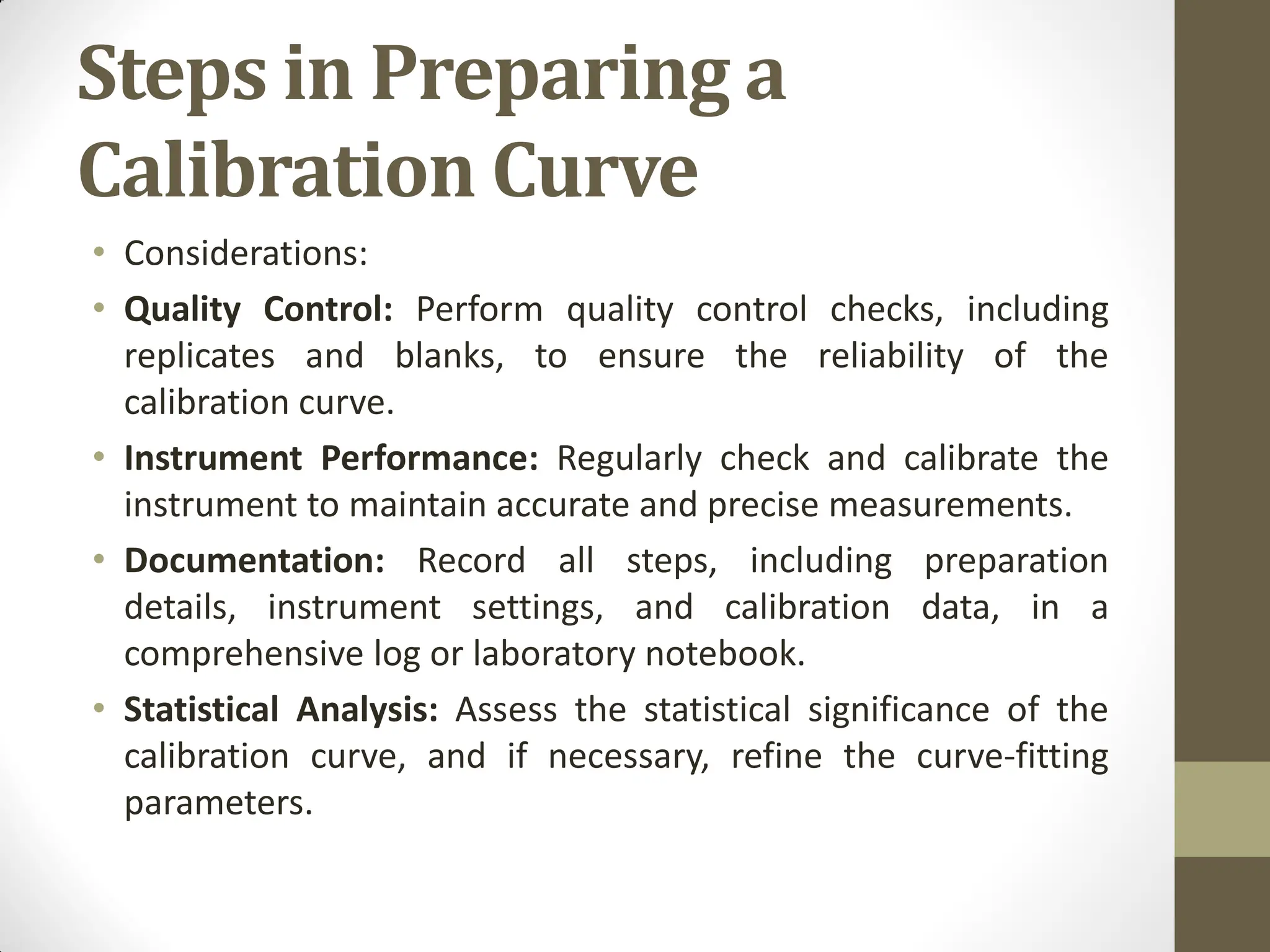 Calibration and Calibration Curve. lecture notes | PDF