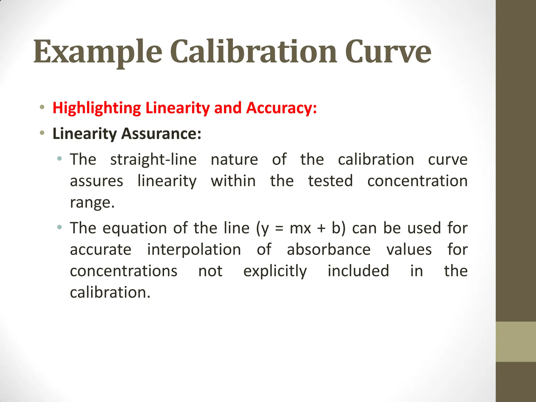 Calibration and Calibration Curve. lecture notes | PDF