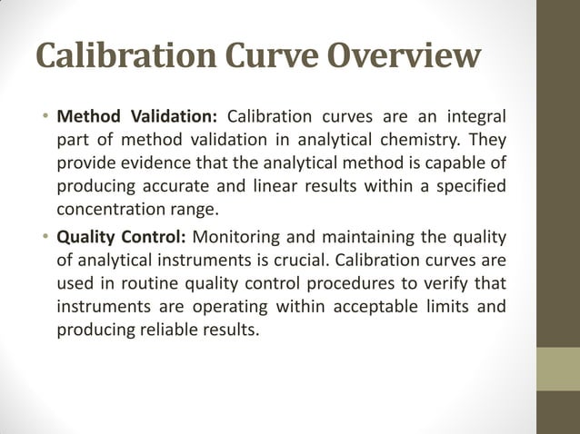 Calibration and Calibration Curve. lecture notes | PDF | Chemistry ...
