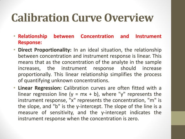 Calibration and Calibration Curve. lecture notes | PDF | Chemistry ...