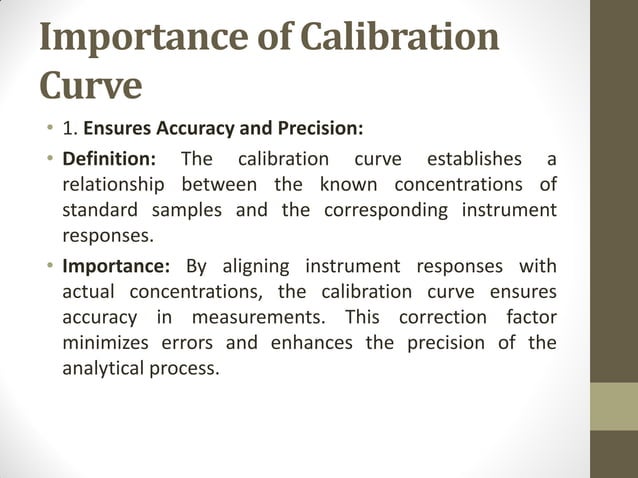 Calibration and Calibration Curve. lecture notes | PDF | Chemistry ...