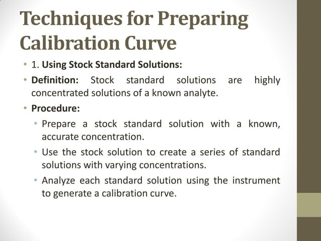 Calibration And Calibration Curve Lecture Notes Pdf Chemistry Science