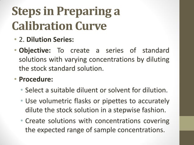 Calibration and Calibration Curve. lecture notes | PDF | Chemistry ...