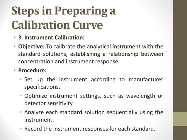 Calibration and Calibration Curve. lecture notes | PDF | Chemistry ...