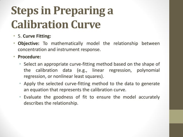 Calibration and Calibration Curve. lecture notes | PDF | Chemistry ...