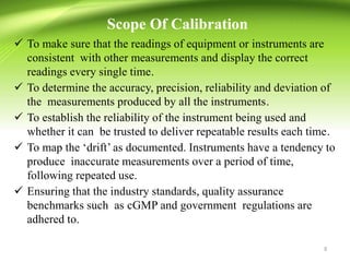 Calibration and Qualification | PPTX