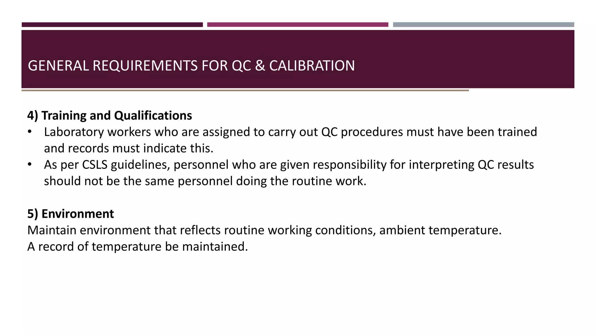 Calibration and Quality controls of automated hematology analyzer | PPTX
