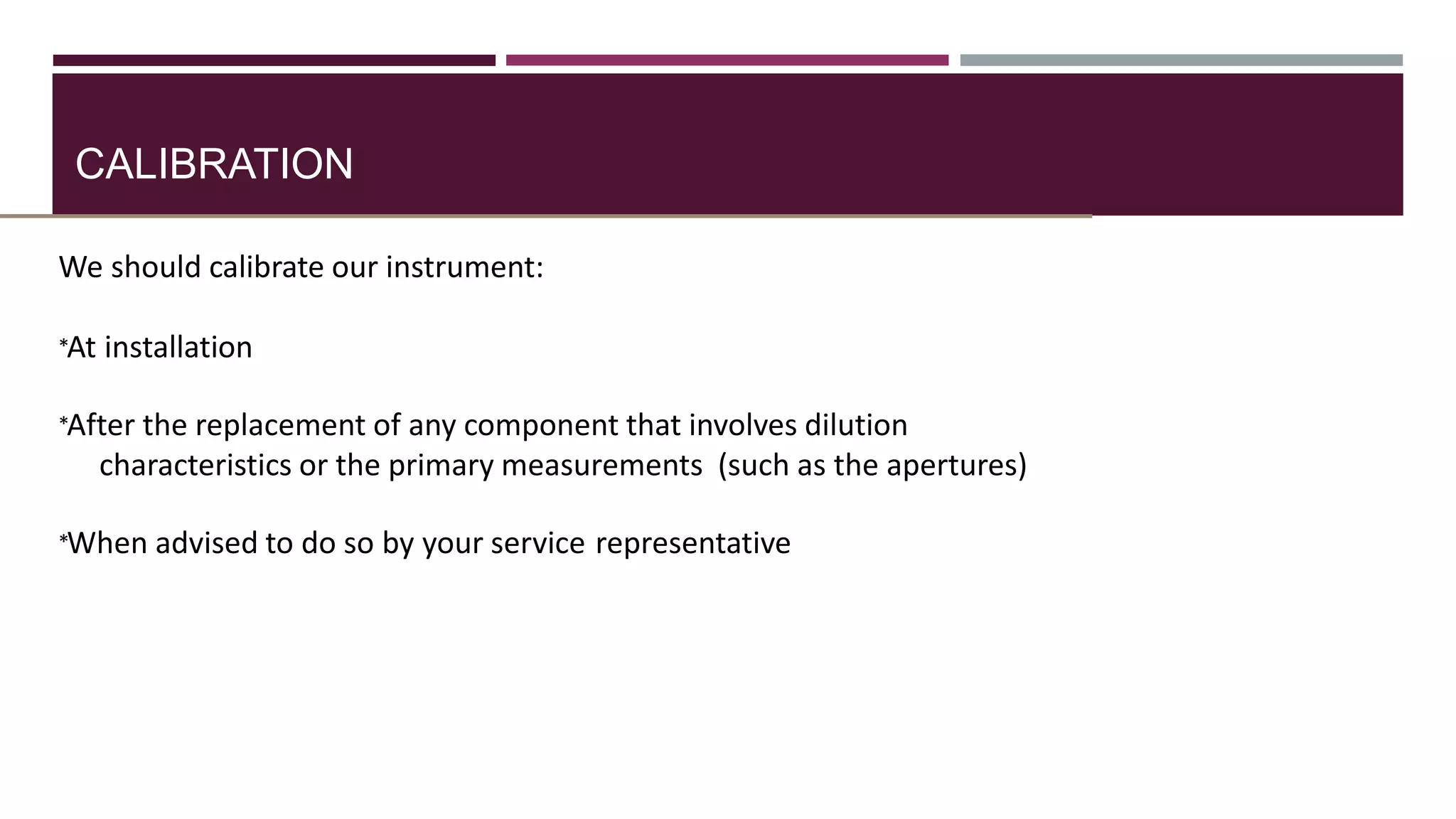 Calibration and Quality controls of automated hematology analyzer | PPTX | Blood Disorders ...