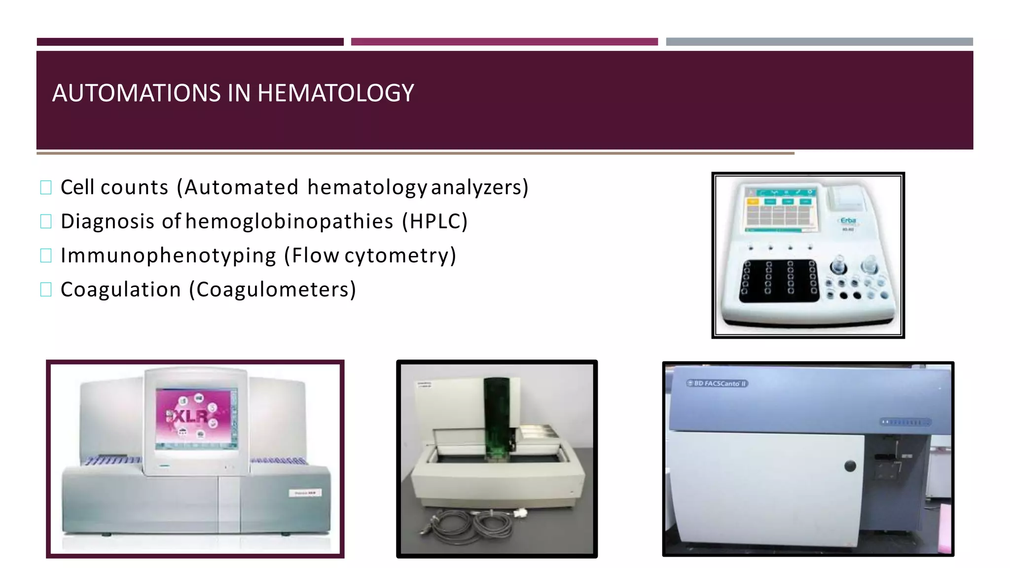 Calibration and Quality controls of automated hematology analyzer | PPTX | Blood Disorders ...