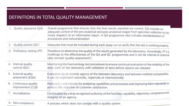 Calibration and Quality controls of automated hematology analyzer | PPTX | Blood Disorders ...