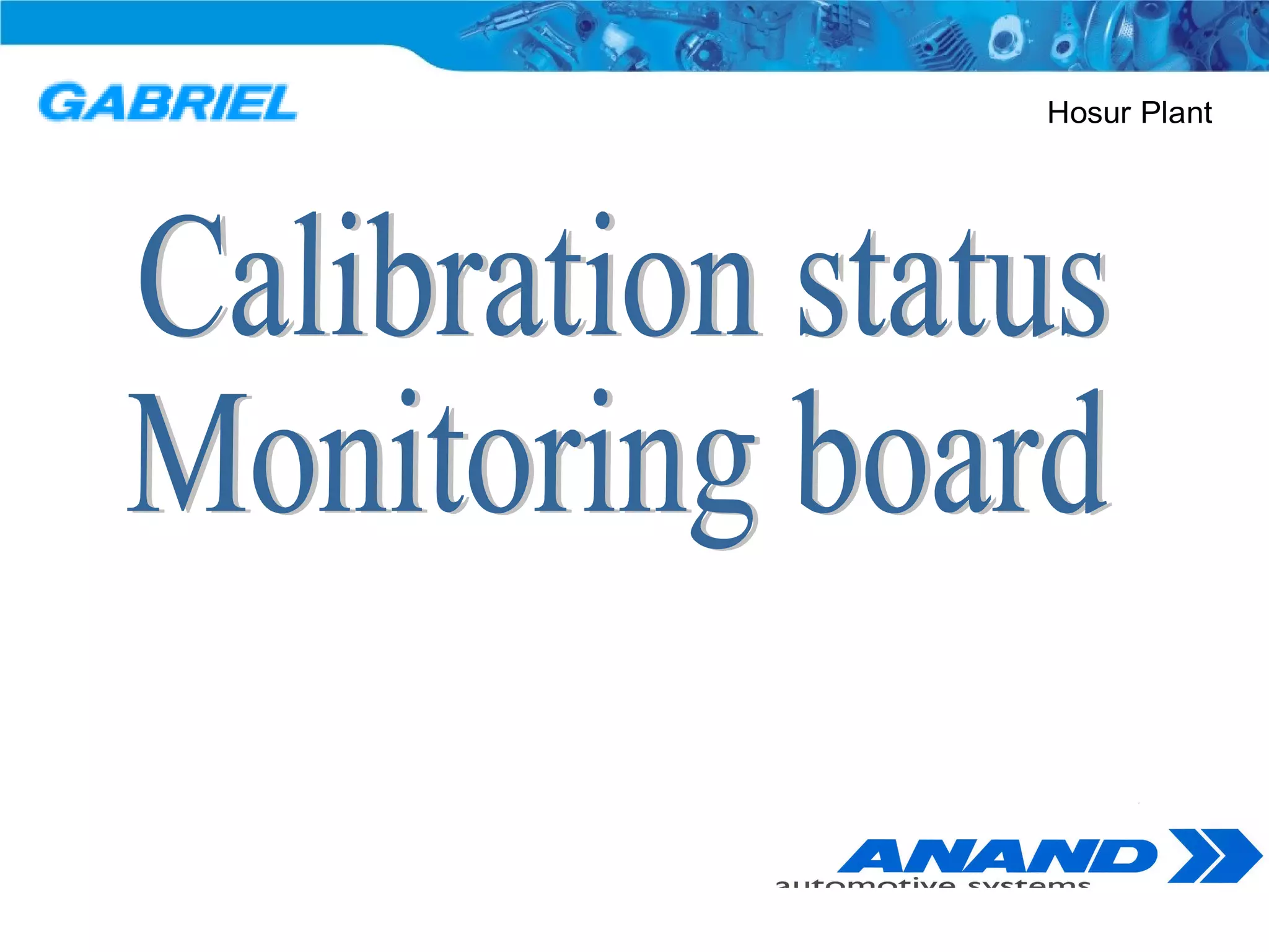 Calibration Board | PPT