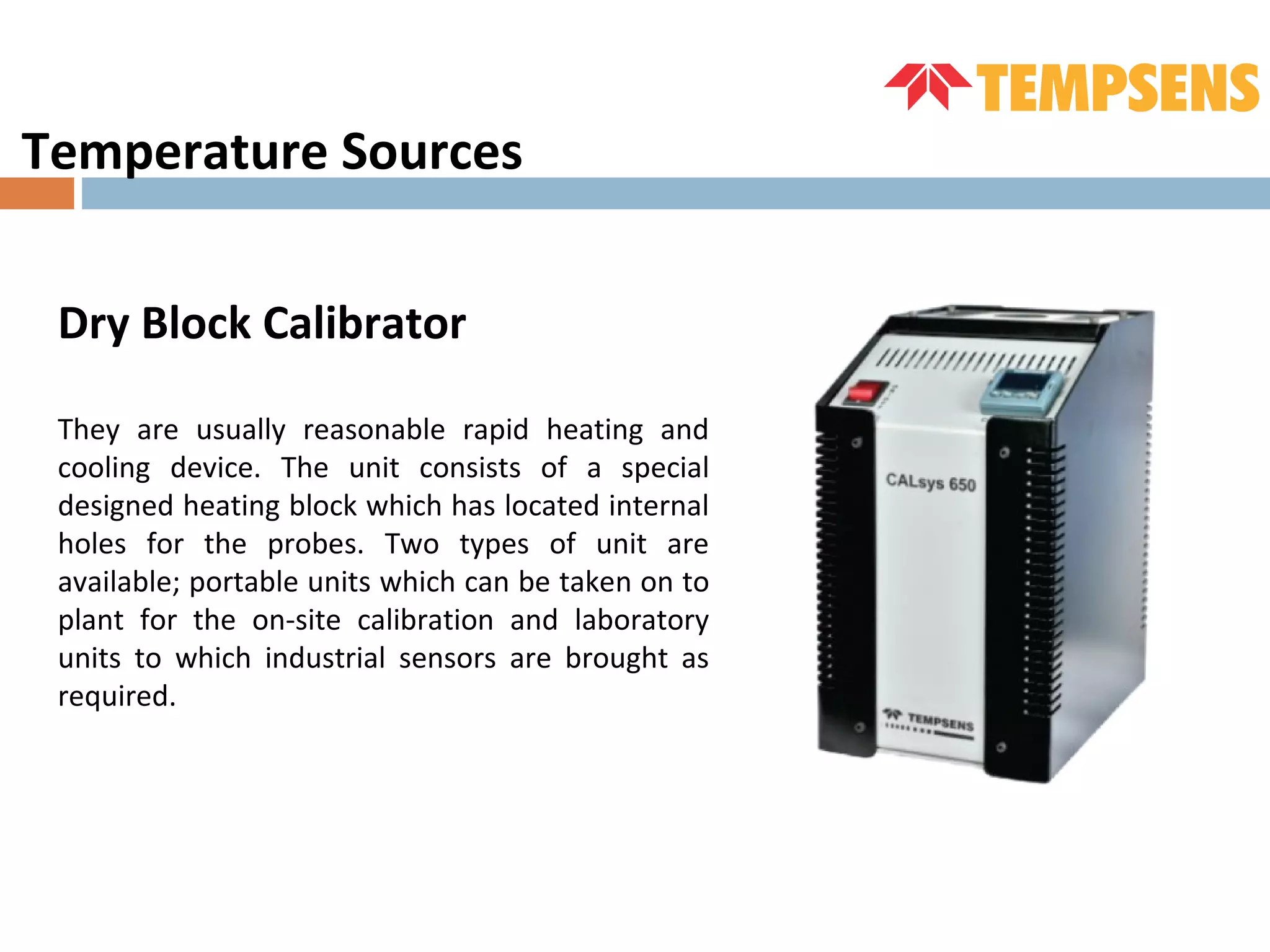 Temperature Calibration equipment for Thermcouple, RTDs, and Pyrometers ...
