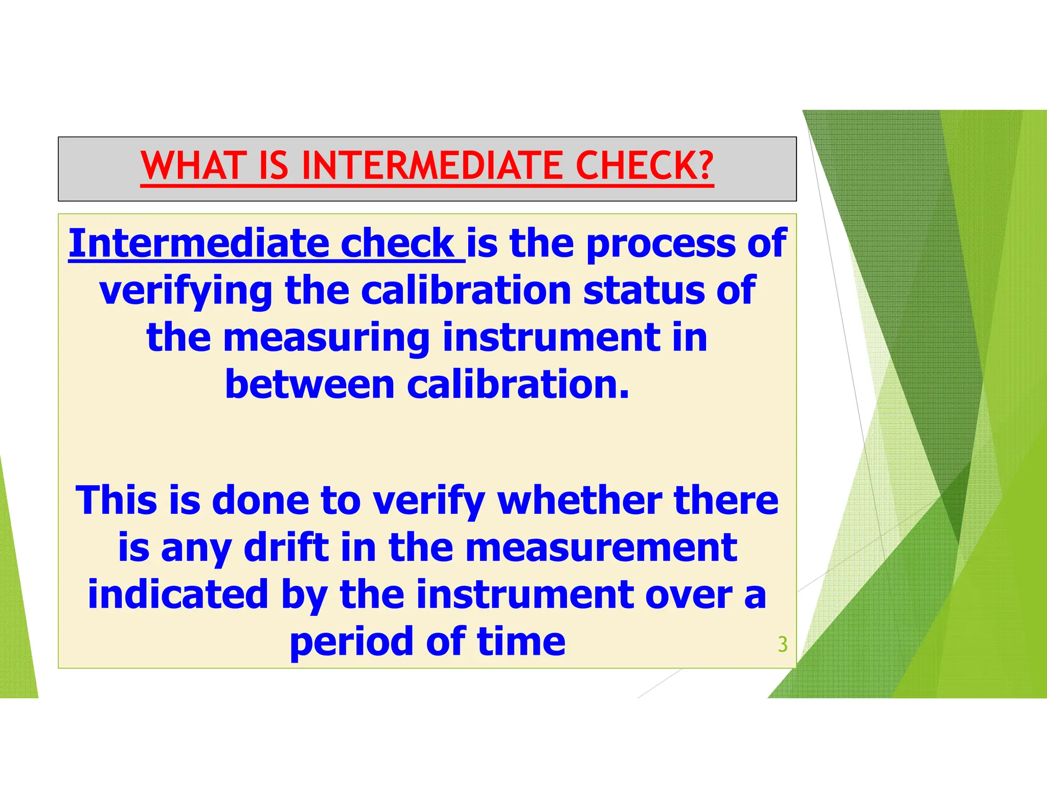 Calibration Intermediate Check of Measuring and Voulmetric Equipemnt, Mr. Subramanian, NABL ...