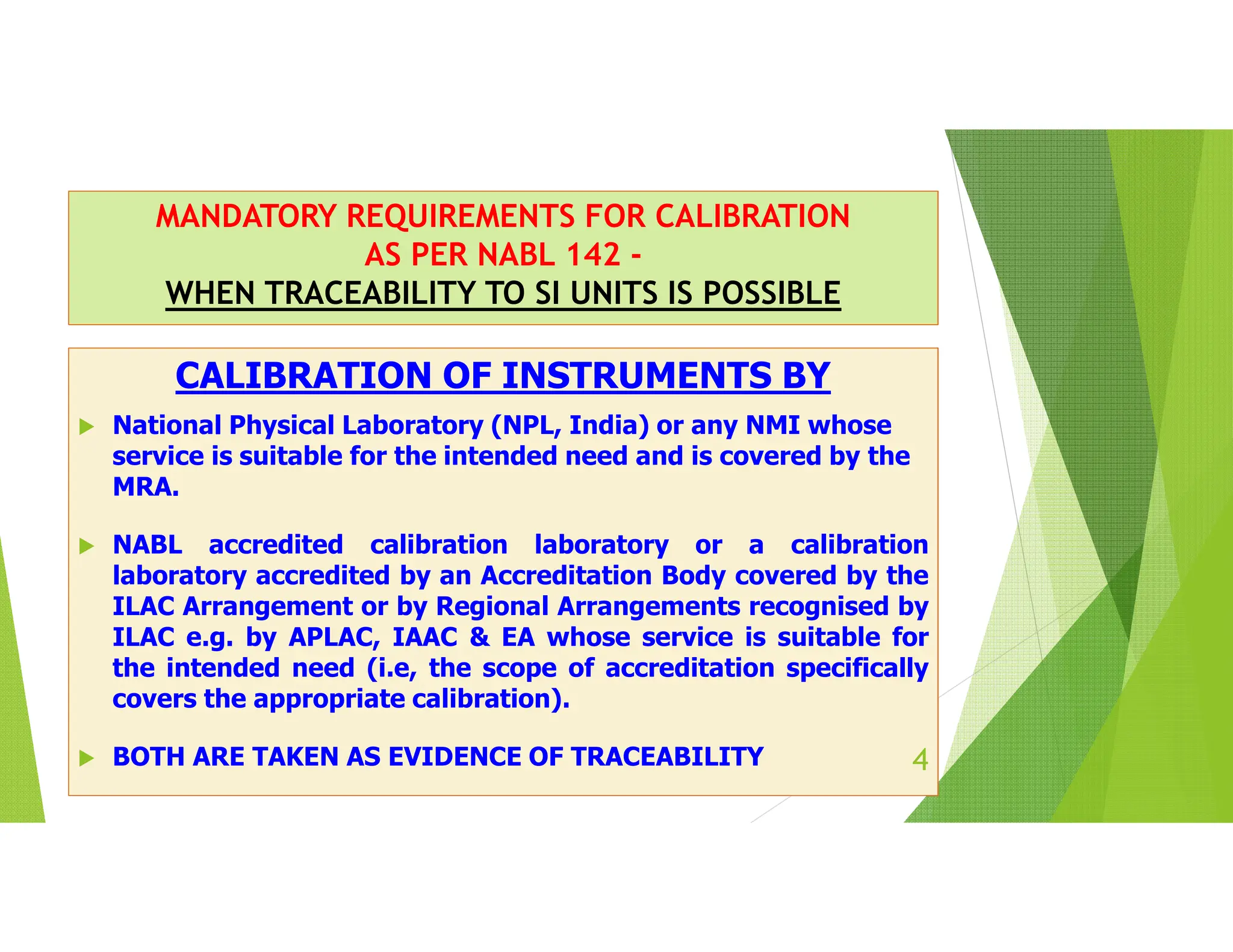 Calibration Intermediate Check of Measuring and Voulmetric Equipemnt, Mr. Subramanian, NABL ...