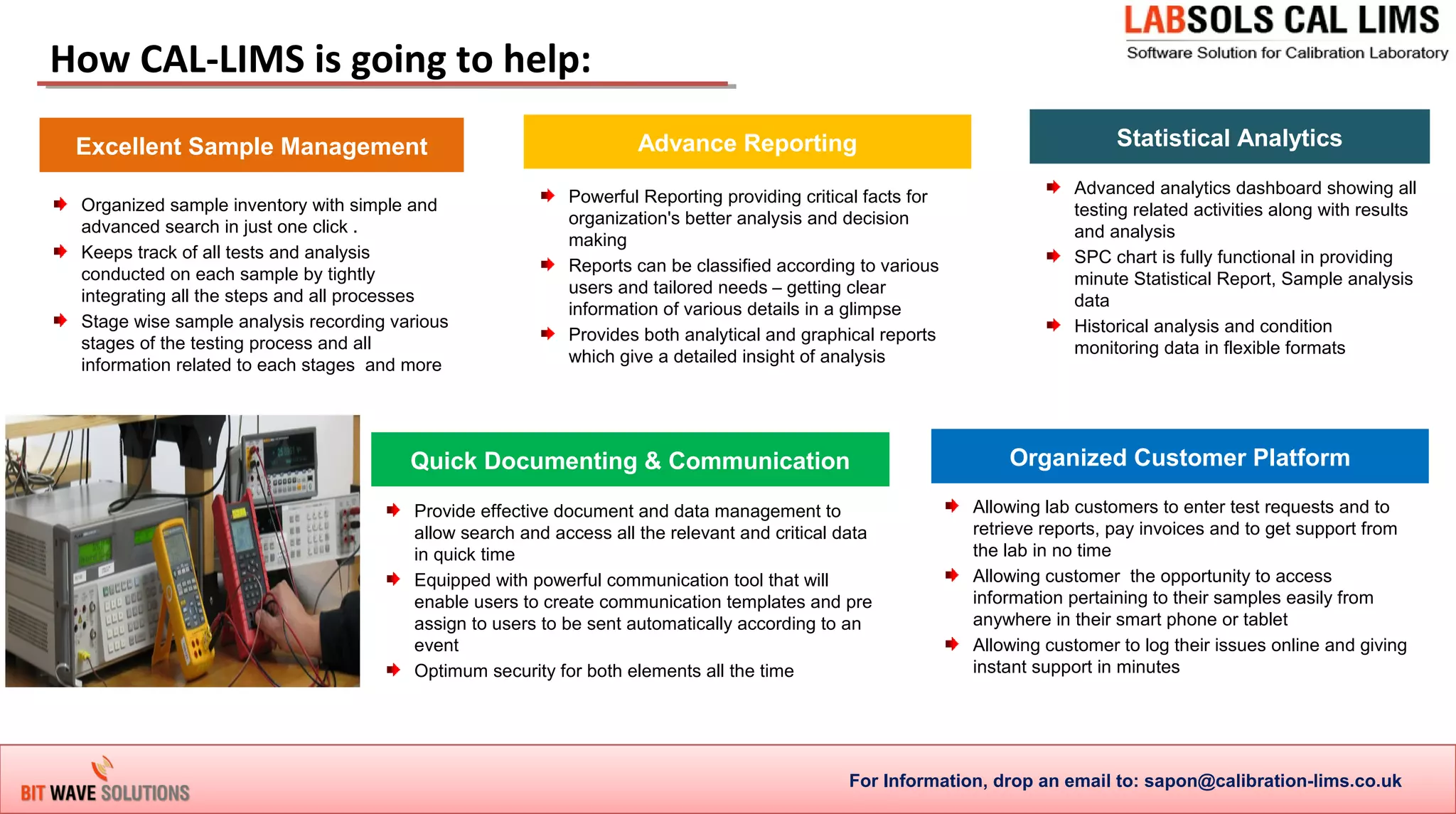 Lab automation with Calibration LIMS | PPT