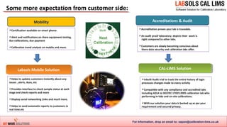 Lab automation with Calibration LIMS | PPT