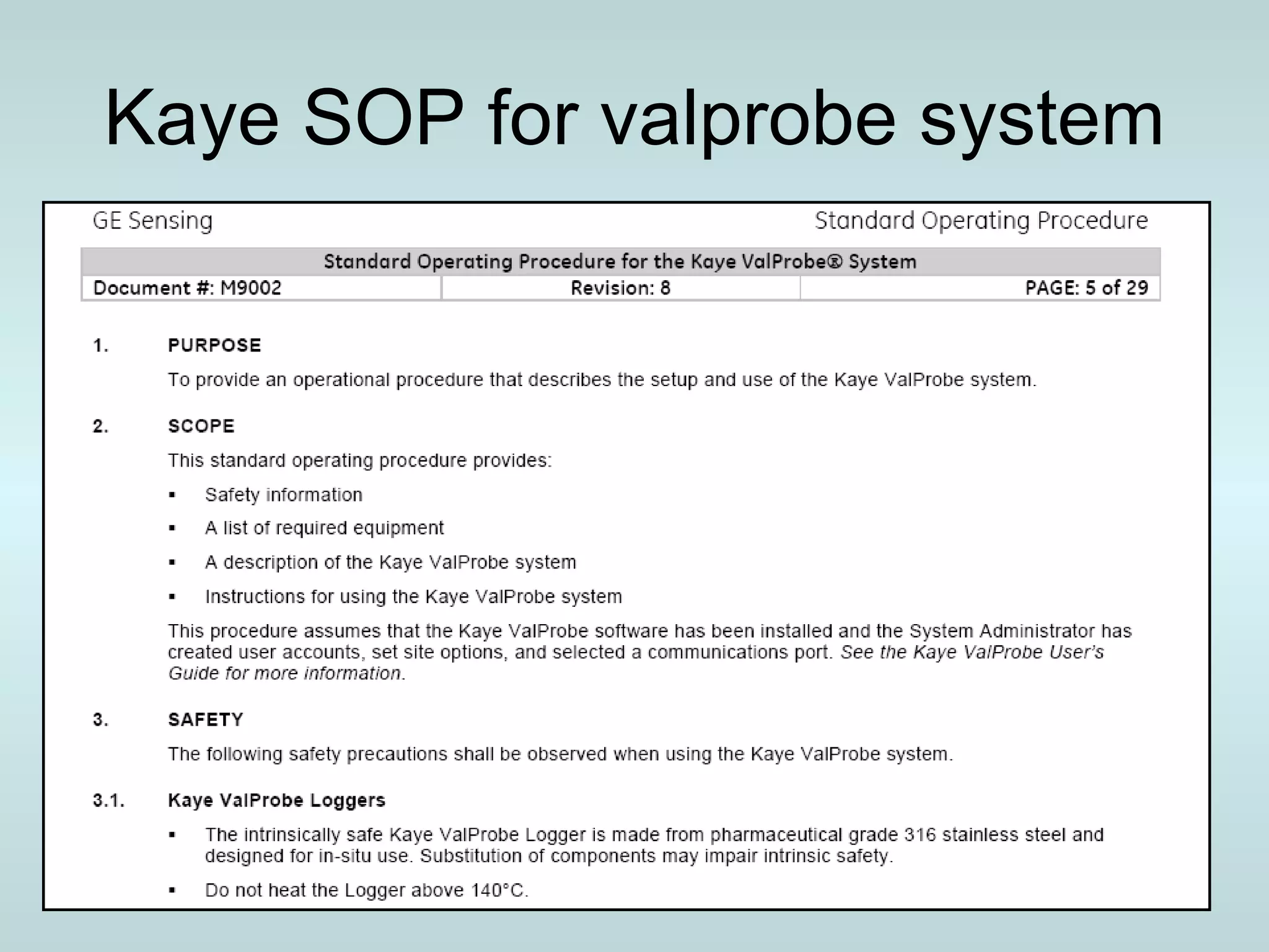 Calibration management system | PPT