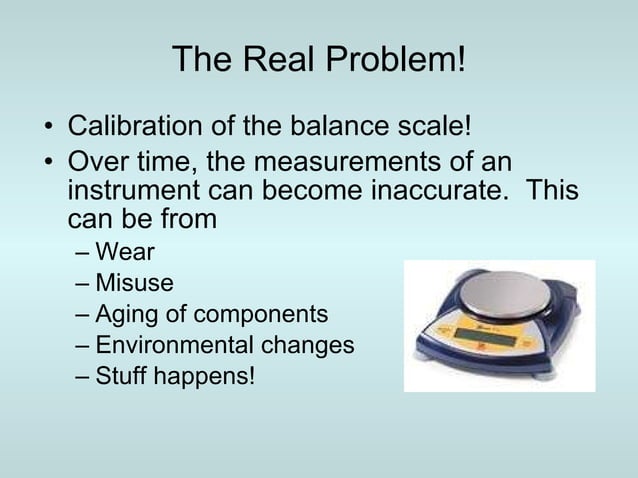 Calibration Management System Ppt
