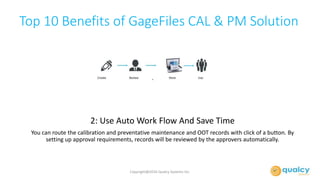 Web Based Calibration Management System | PPTX