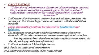 CALIBRATION METHODS OF APPARATUS IN LABORTORY.pptx | Science