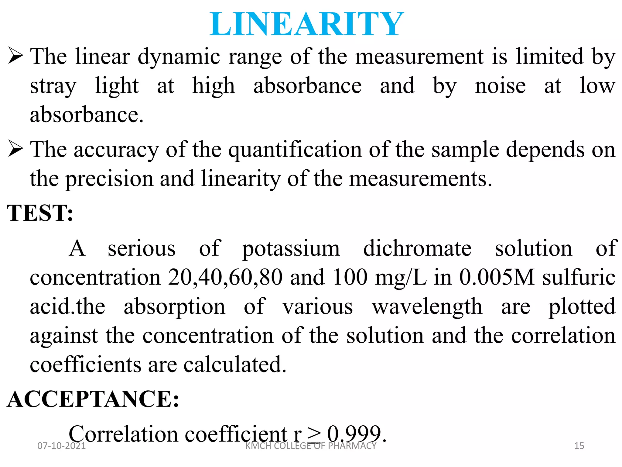 Calibration of analytical instruments | PPTX