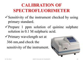 Calibration of analytical instruments | PPTX