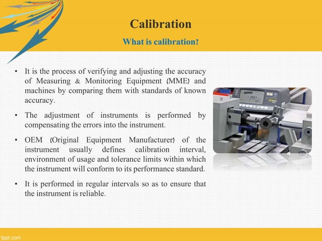 Calibration of Coordinate Measuring Machines (CMM) | PPTX | Physics ...