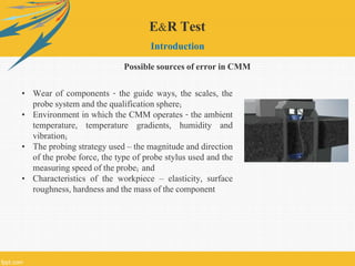Calibration of Coordinate Measuring Machines (CMM) | PPTX