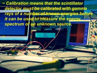 Calibration of energy | PPT