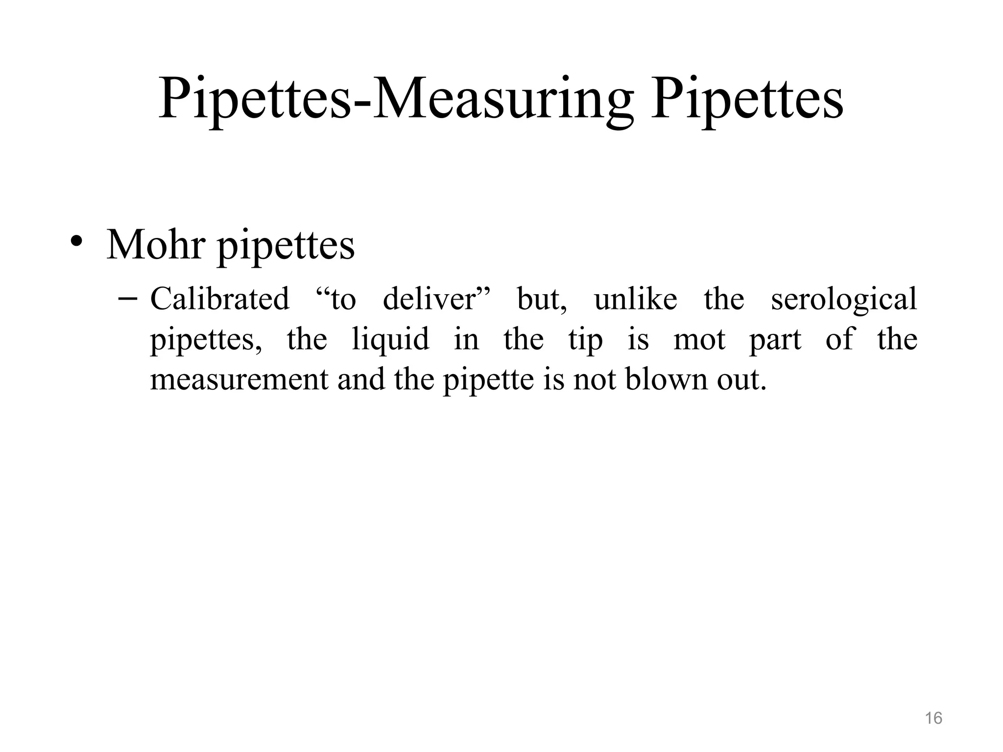 Calibration Of Glassware Ppt