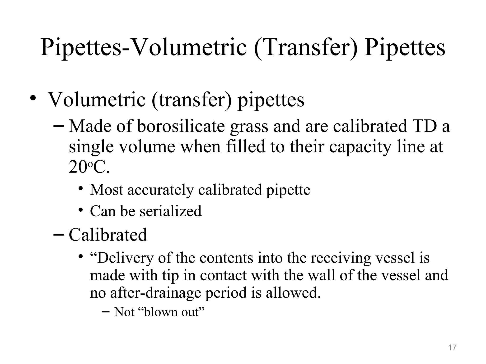 Calibration of glassware | PPT