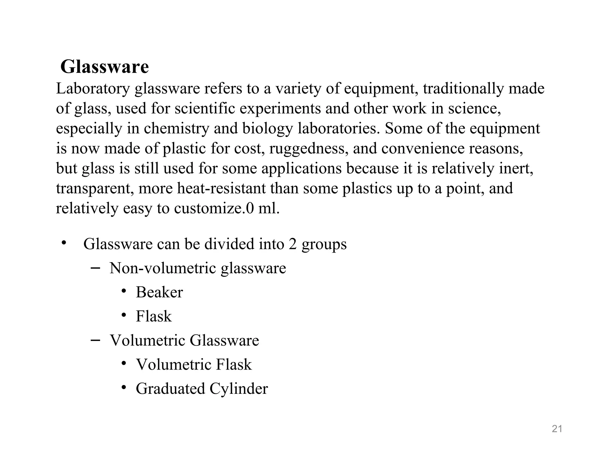 Calibration of glassware | PPT