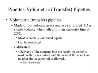 Calibration of glassware | PPT