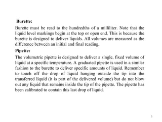 Calibration of glassware | PPT