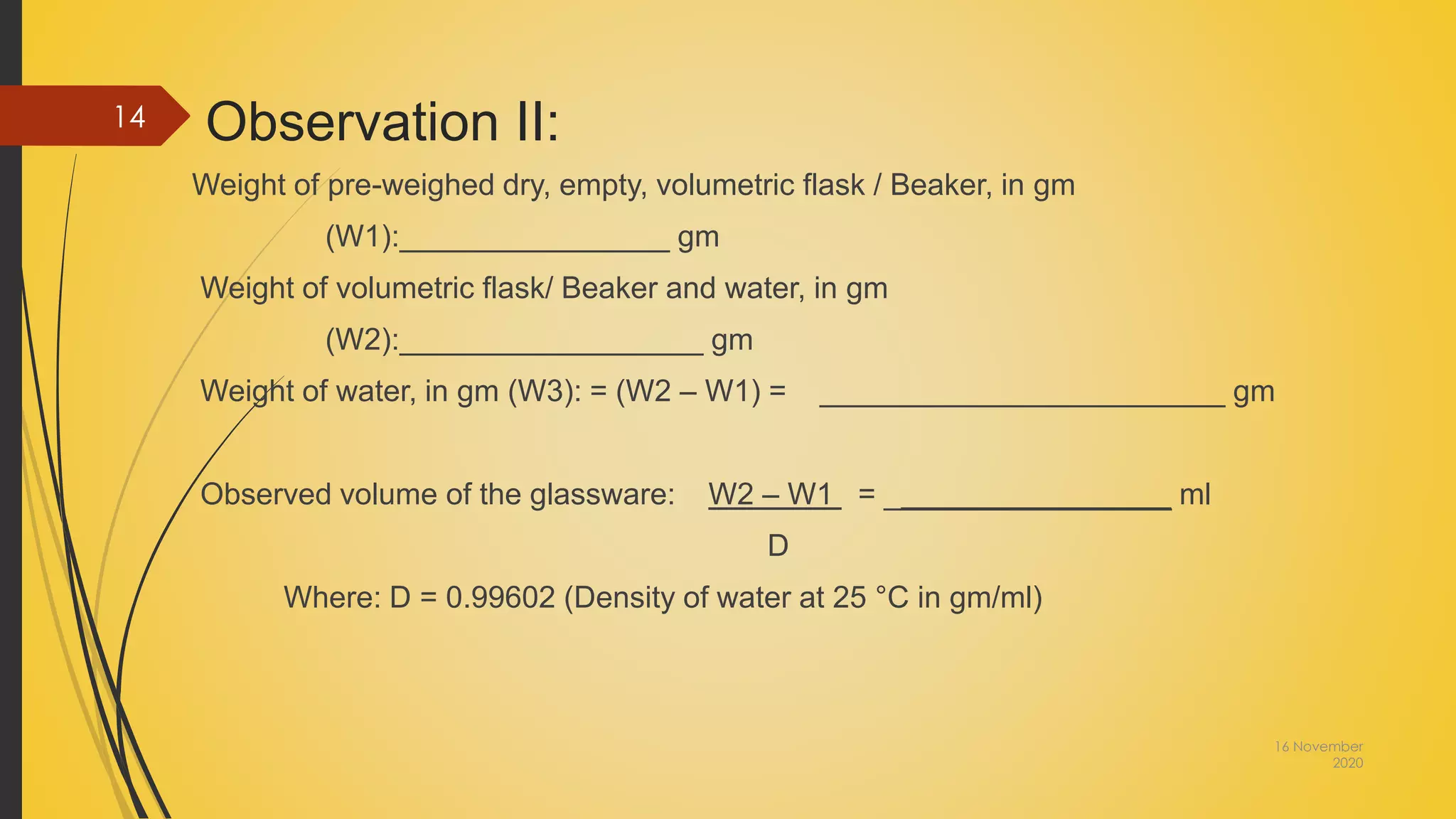 Calibration of glassware ppt | PDF